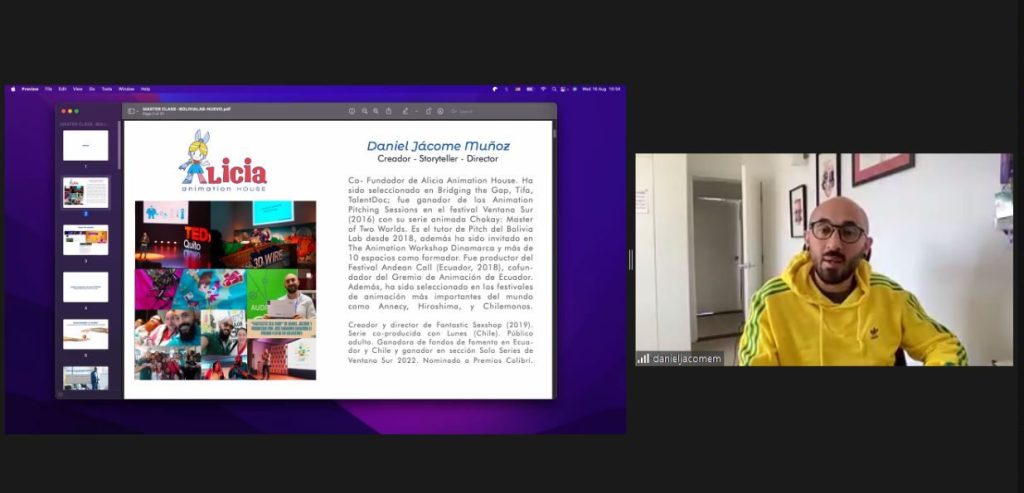 Daniel Jacome presentó las claves para hacer un pitch de proyecto ...